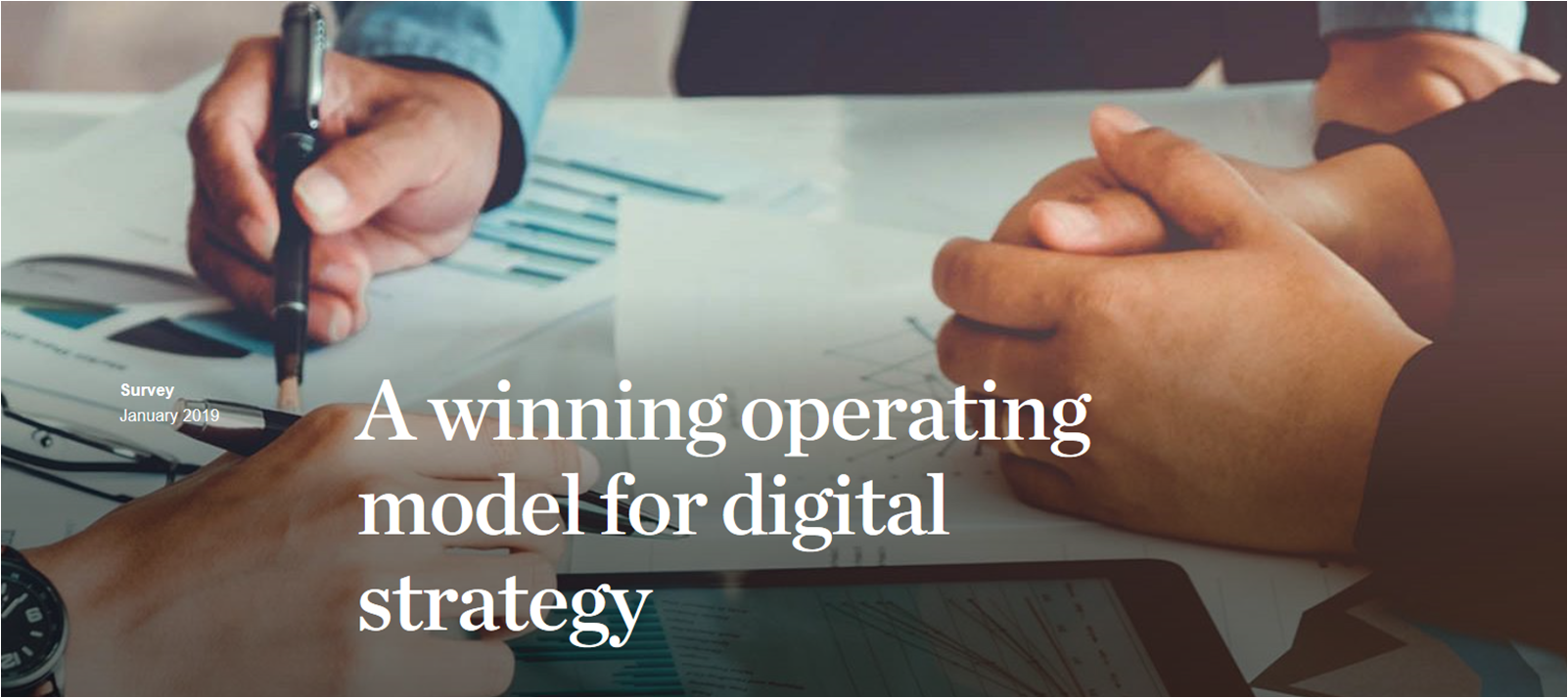 A winning operating model for digital strategy – McKinsey ...