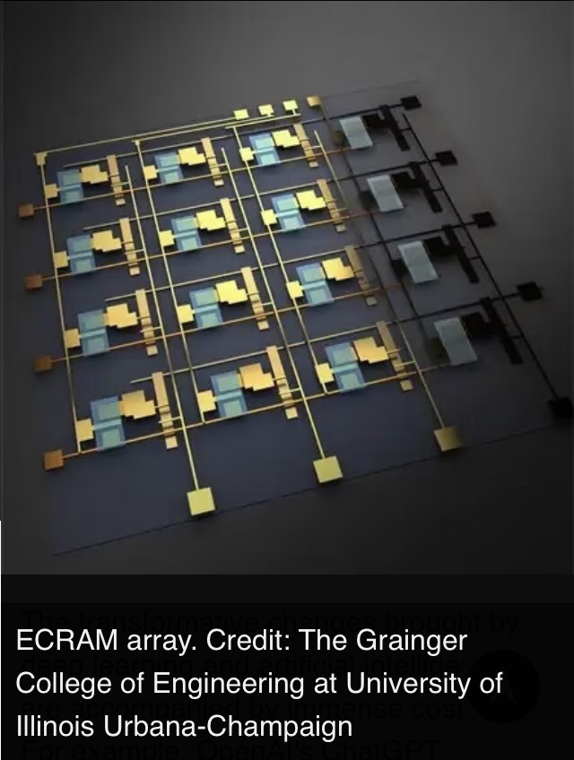 Researchers achieve the first silicon integrated ECRAM for a practical ...