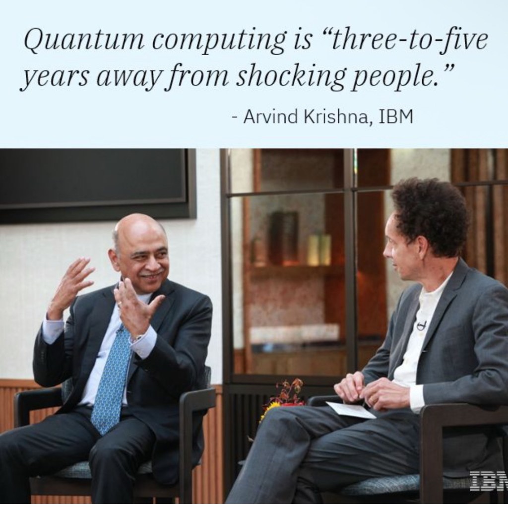 IBM CEO predicts quantum computing breakthrough in 3-5 years | Karl ...